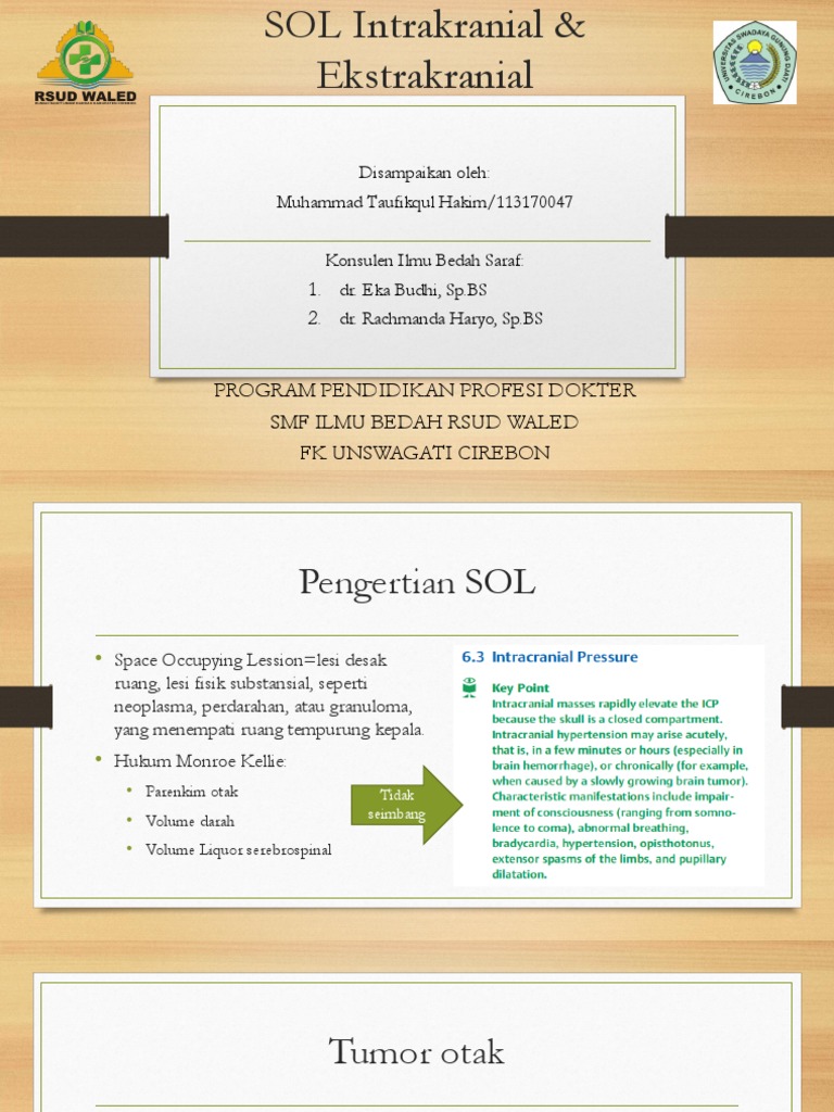 SOL Intrakranial & Ekstrakranial | PDF