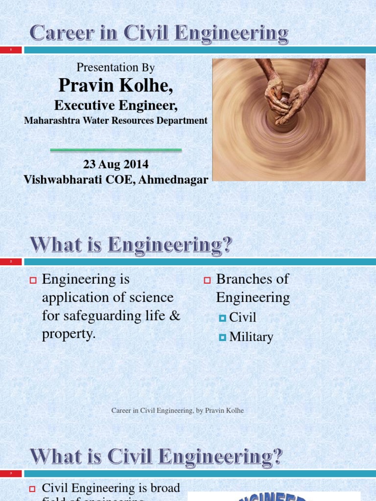 Career Paths and Opportunities in Civil Engineering | PDF | Civil ...