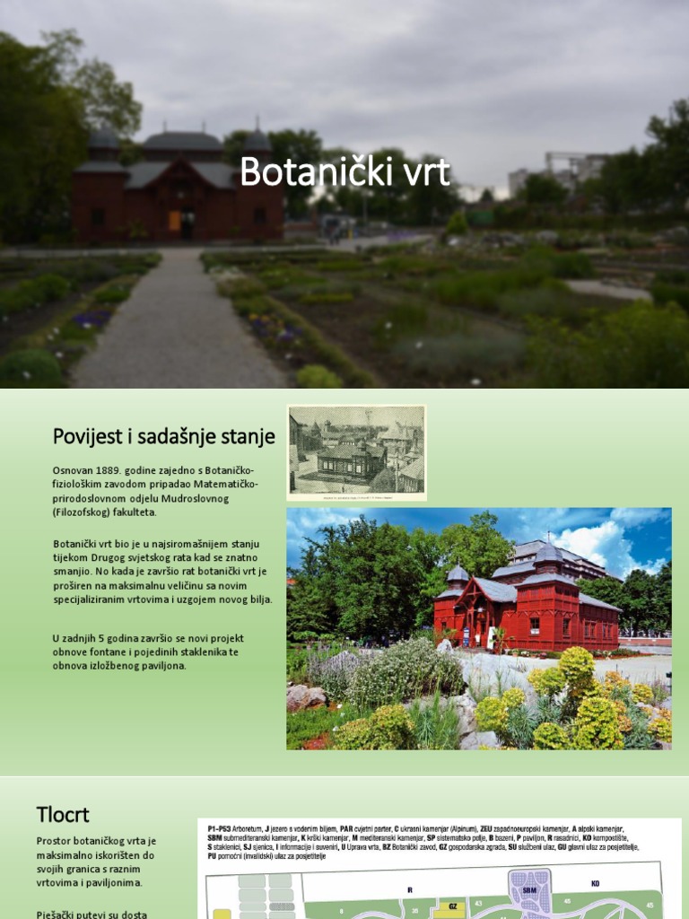 Botanicki VRT - Prezentacija | PDF