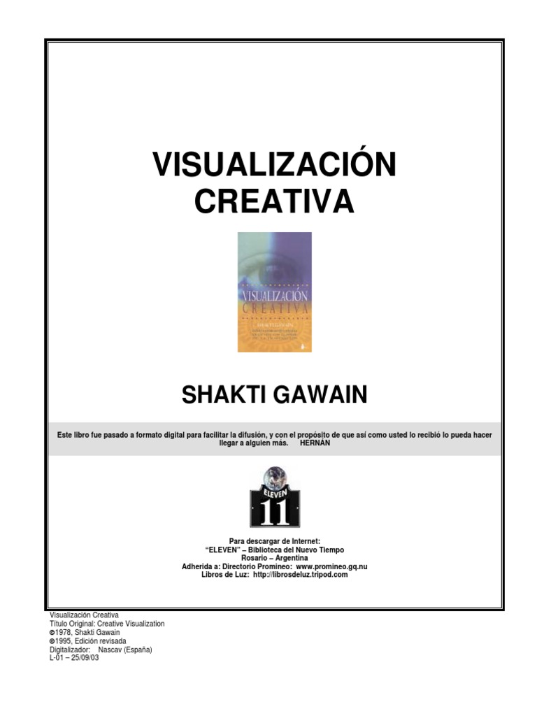 Visualizacion Creativa - Gawain, Shakti PDF | PDF | Meditación | Amor Visualizacion Creativa - Gawain, Shakti PDF | PDF | Meditación | Amor