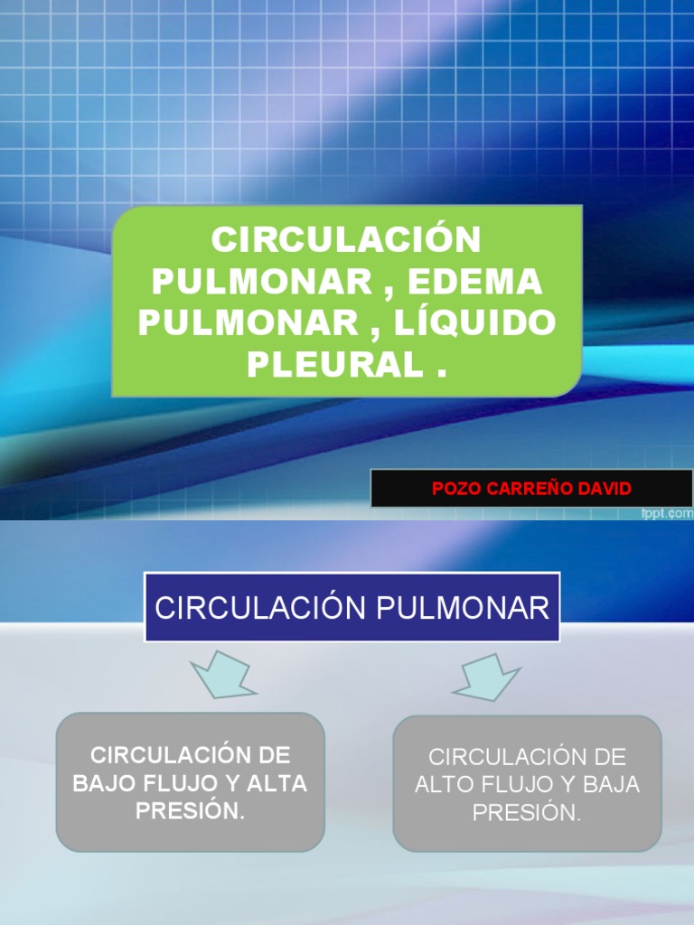 Circulacion Pulmonar, Edema Pulmonar, Liquido Pleural Cap 38 | Sistema ...