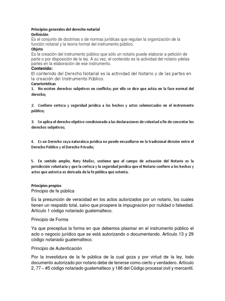 Principios Generales Del Derecho Notarial | Descargar gratis PDF ... Principios Generales Del Derecho Notarial | Descargar gratis PDF ...