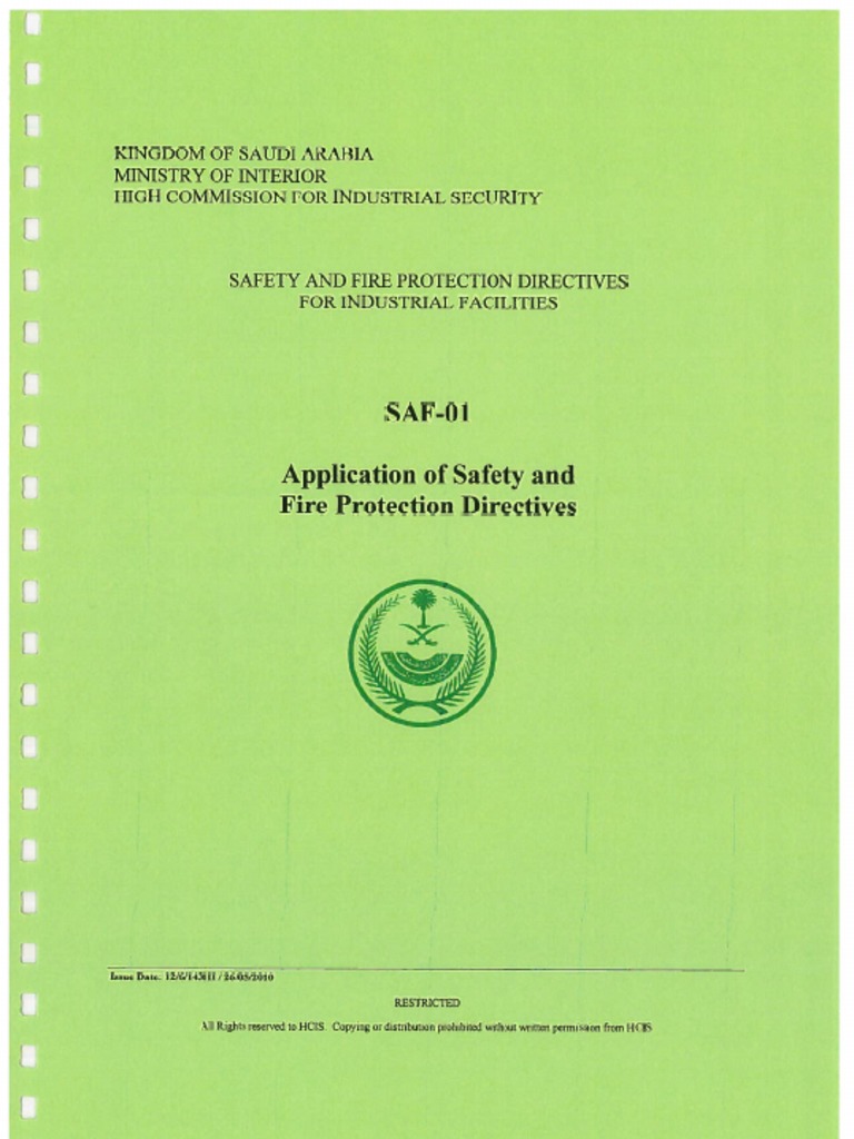 Saf 01 PDF | PDF | Safety | Specification (Technical Standard)