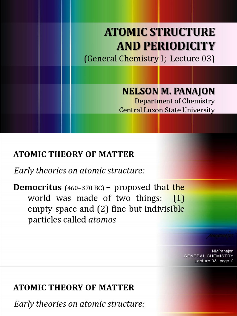Atomic Structure and Periodicity PDF | PDF | Periodic Table | Ion