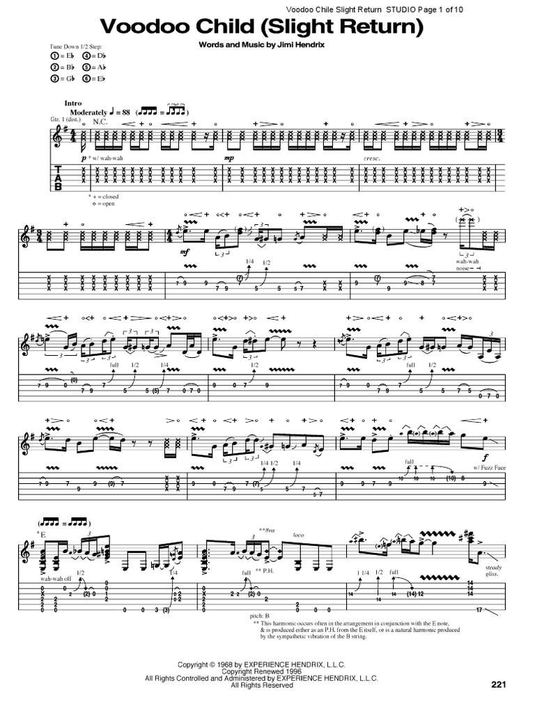 Voodoo-Child-Slight-Return STUDIO PDF | PDF