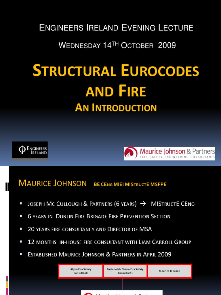 PRE - Fire Design and Eurocodes - M.johnson - 2010 - 0365 | PDF ...