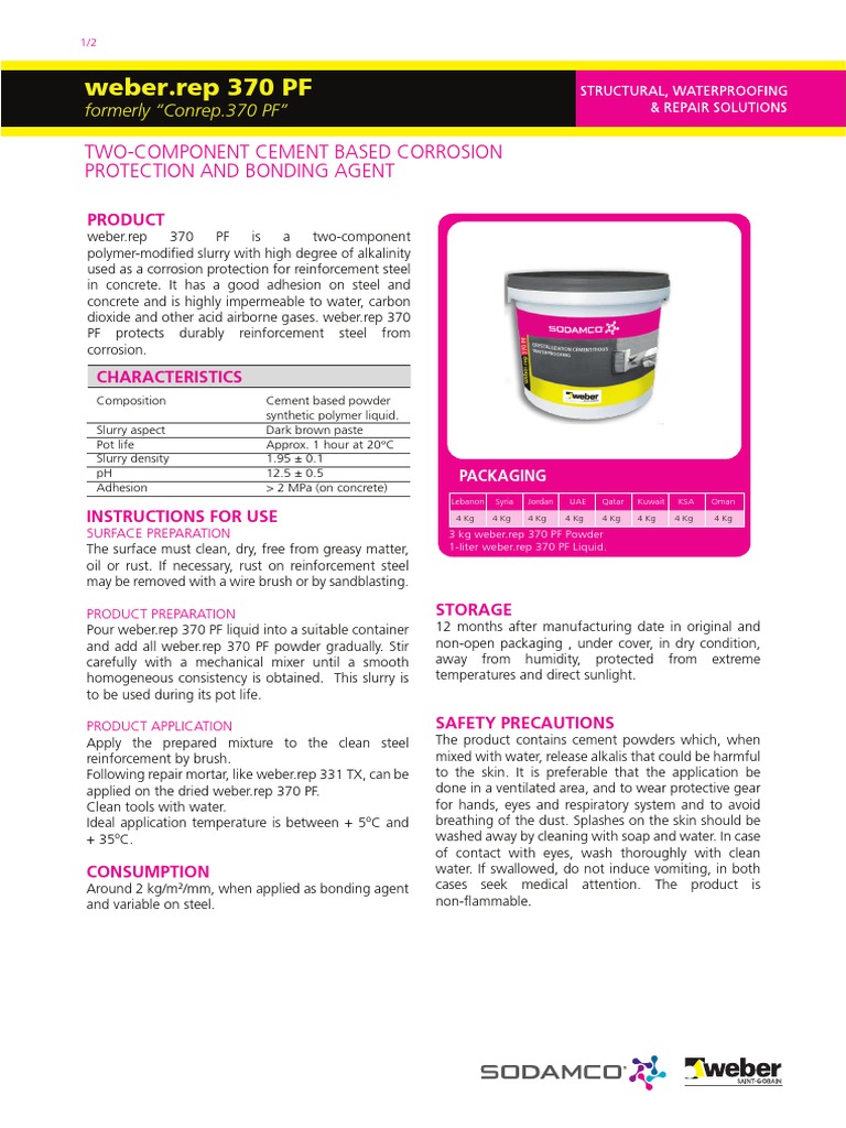 Weber - Rep 370 PF | PDF | Rust | Corrosion