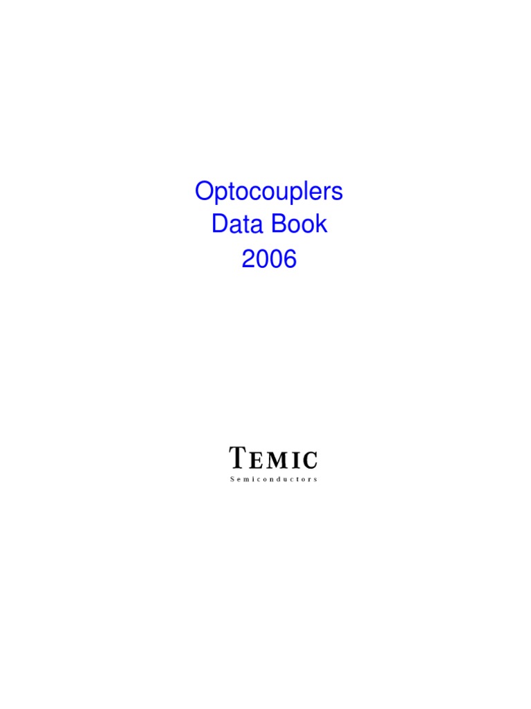 A1 Optocouplers Data Book 2006 | PDF