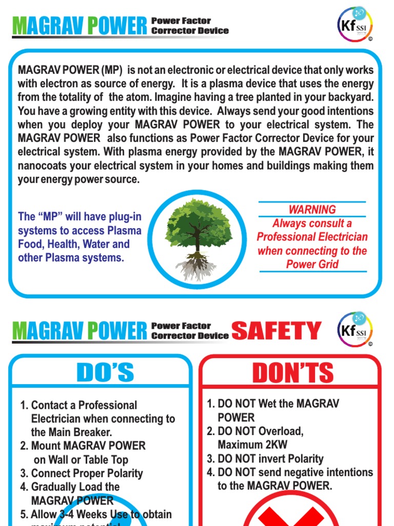 Manual Generador Magrav | PDF | Plasma (Physics) | Electrical Connector