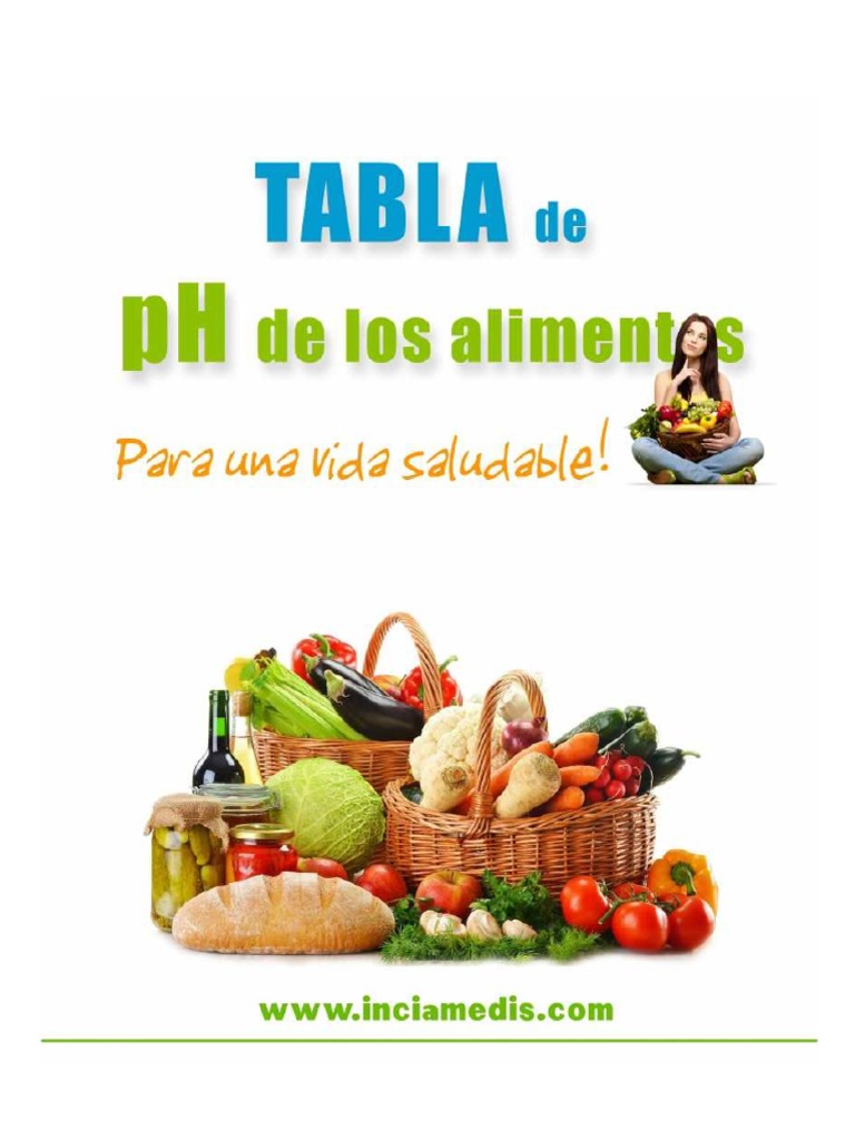 Tabla de pH de los alimentos: Una guía para escoger alimentos que ...