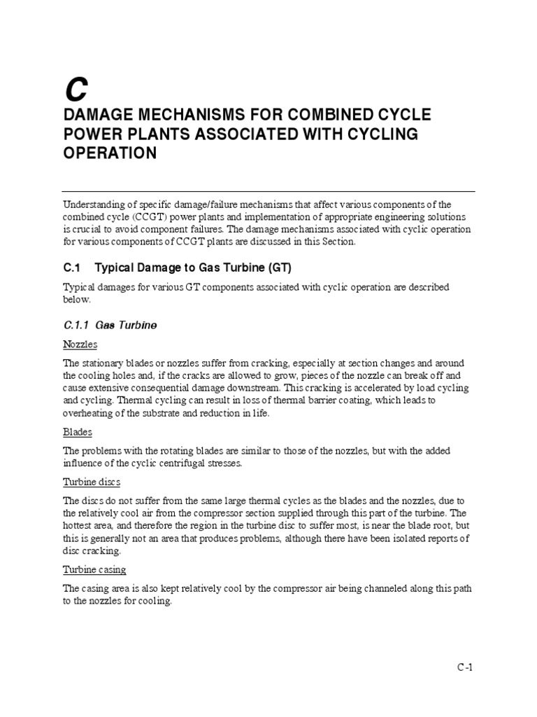 EPRI Combined Cycle | PDF | Corrosion | Fatigue (Material)