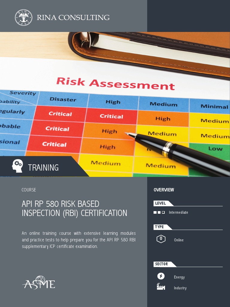 Preparing for API RP 580 Risk Based Inspection (RBI) Certification - An ...