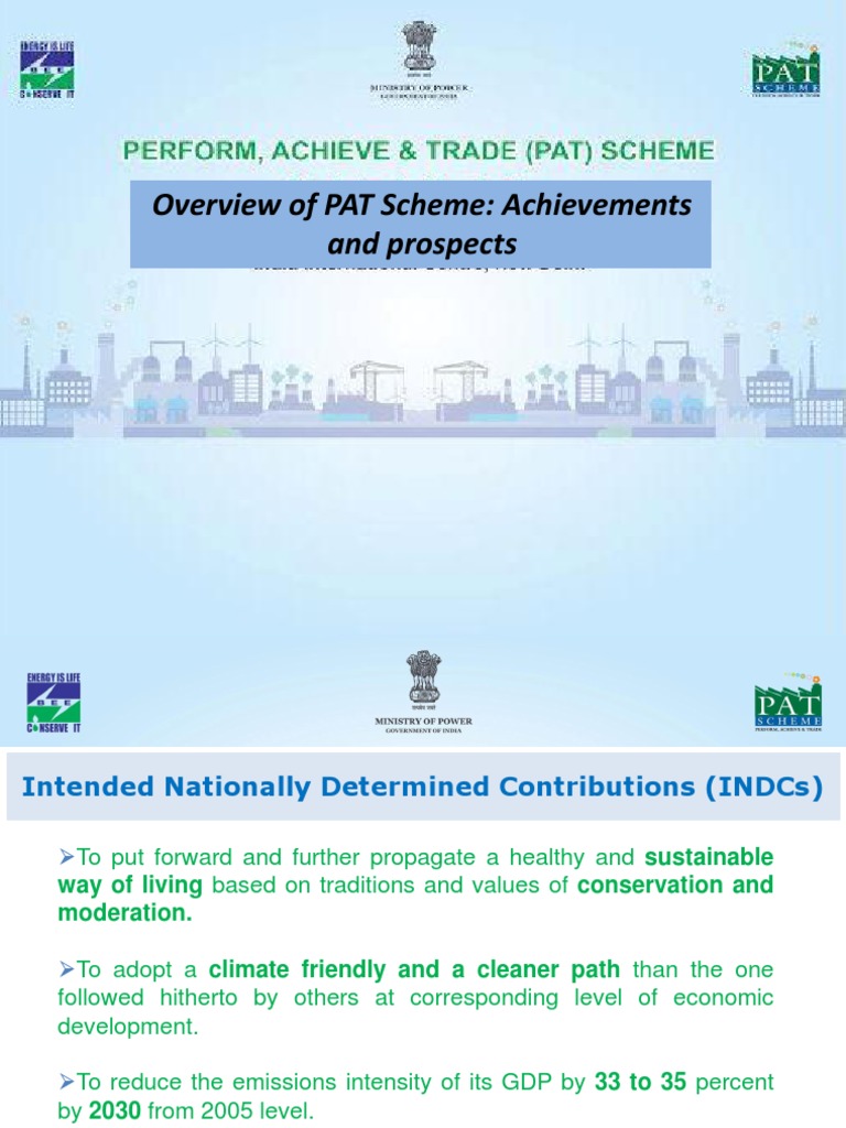 Overview of PAT Scheme: Achievements and Prospects | PDF | Efficient ...
