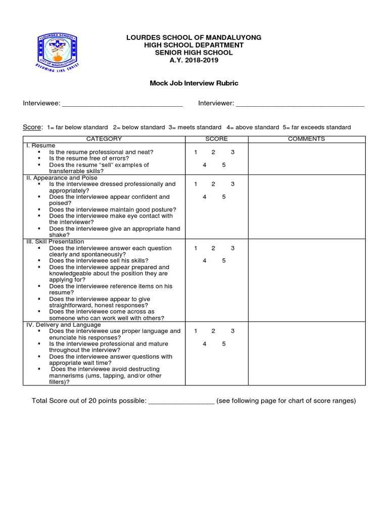 Mock Interview | PDF | Behavioural Sciences | Communication