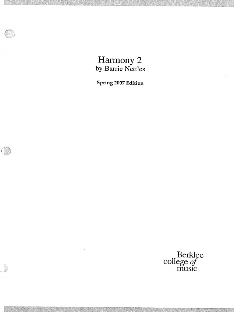 Harmony 2 | PDF