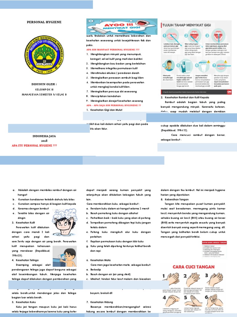 Leaflet Personal Hygiene | PDF