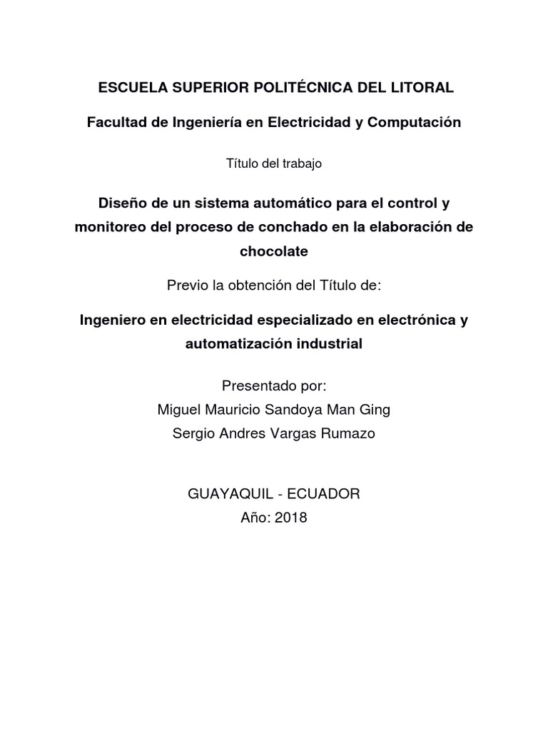 Integradora Capitulo 2 | PDF | Chocolate | Ph