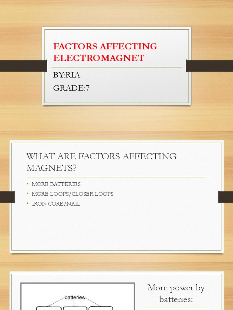Electromagnet Strength Factors | PDF