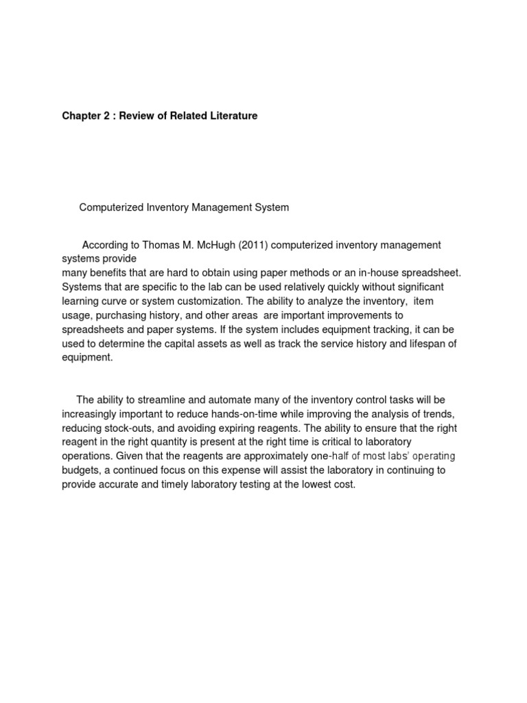 Chapter 2: Review of Related Literature | PDF | Computers