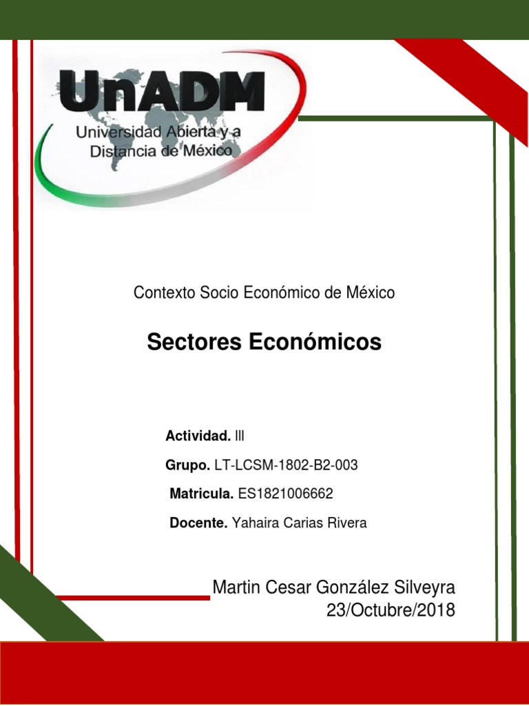 Sectores Productivos Collage | Download Free PDF | Sector terciario de ...