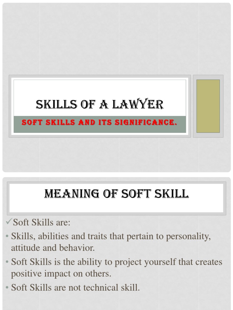 Qualities of A Good Lawyer | PDF | Lawyer | Law Firm