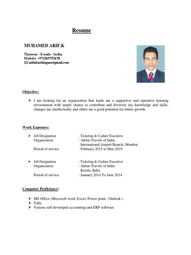 Arif CV | PDF | Behavior Modification | Learning