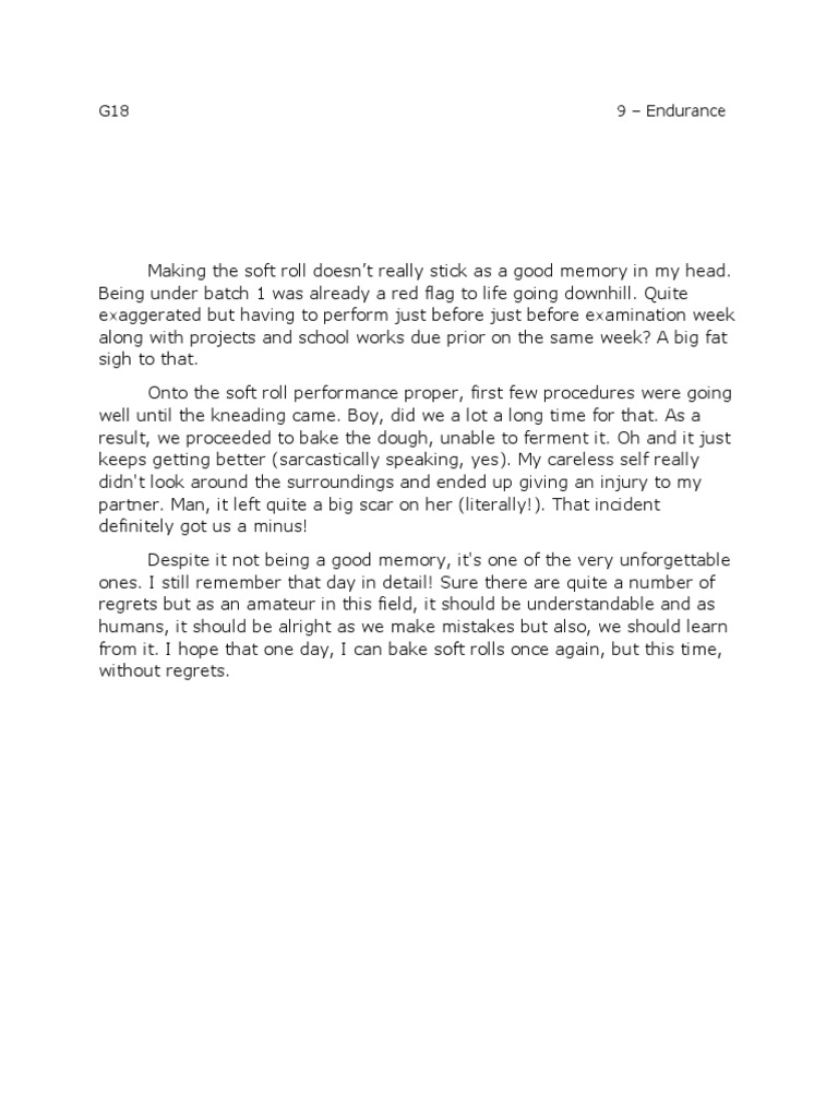 TLE Soft Roll Reflection | PDF