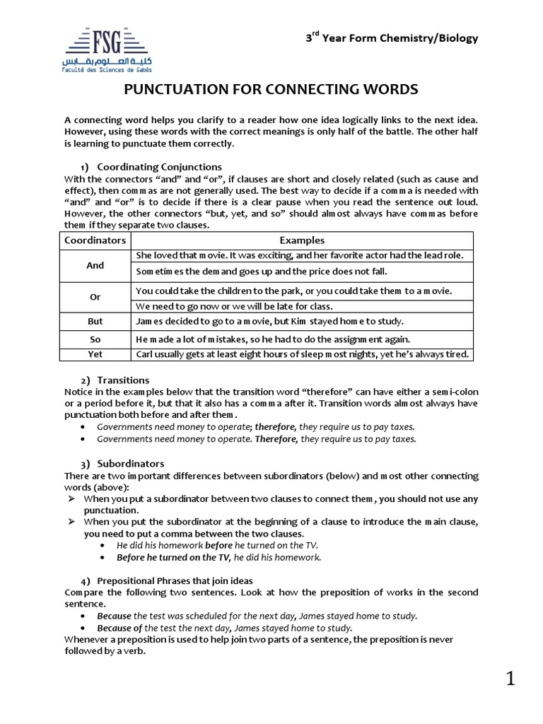 Summary of Punctuation and Capitalization Rules PDF | PDF | Comma ...