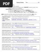 DNA Mutations Lab Answer Key | PDF | Genetic Code | Point Mutation