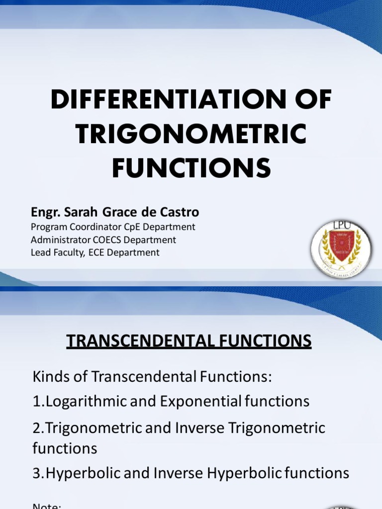 Trigonometric Identities | PDF | Sine | Trigonometric Functions