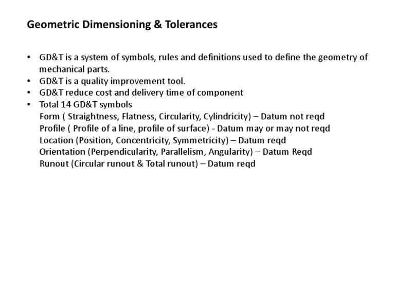 GD&T Basics | PDF
