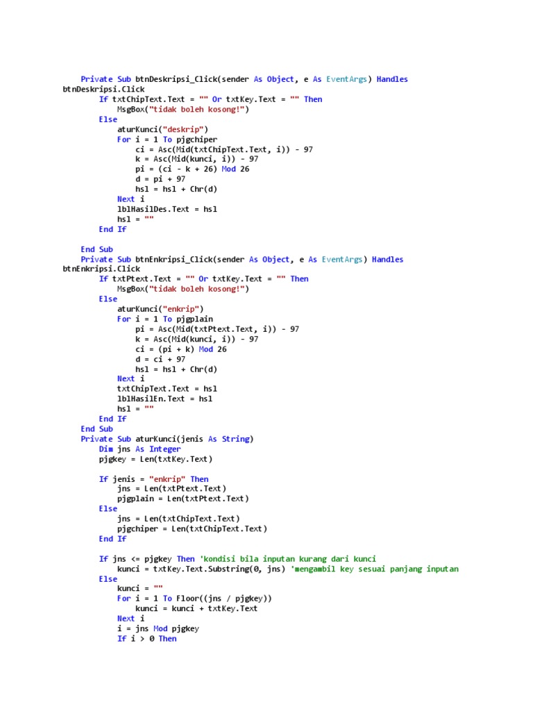 Tidak Boleh Kosong!" "Deskrip": Eventargs | PDF | Teaching Mathematics