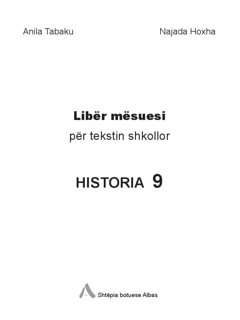 Libri Mesuesit Historia 9 PDF | PDF