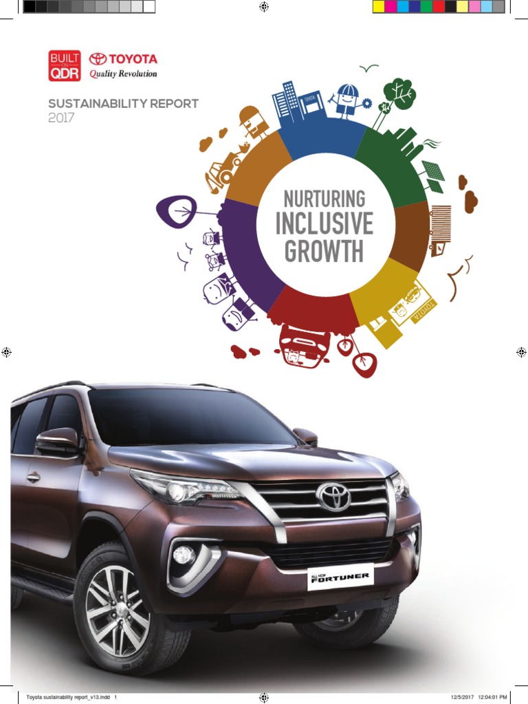 Toyota Sustainability Full Report 2017 PDF | PDF | Toyota | Sustainability
