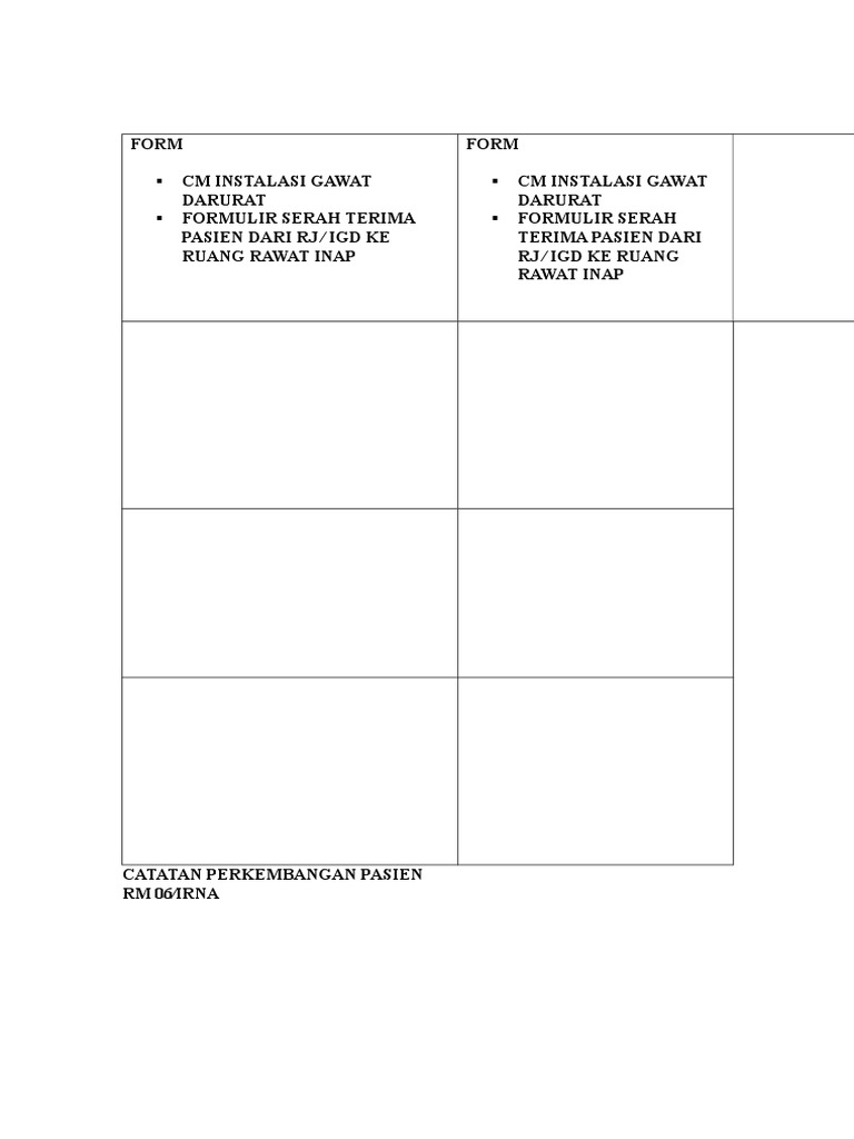 Form Print, Hapus | PDF