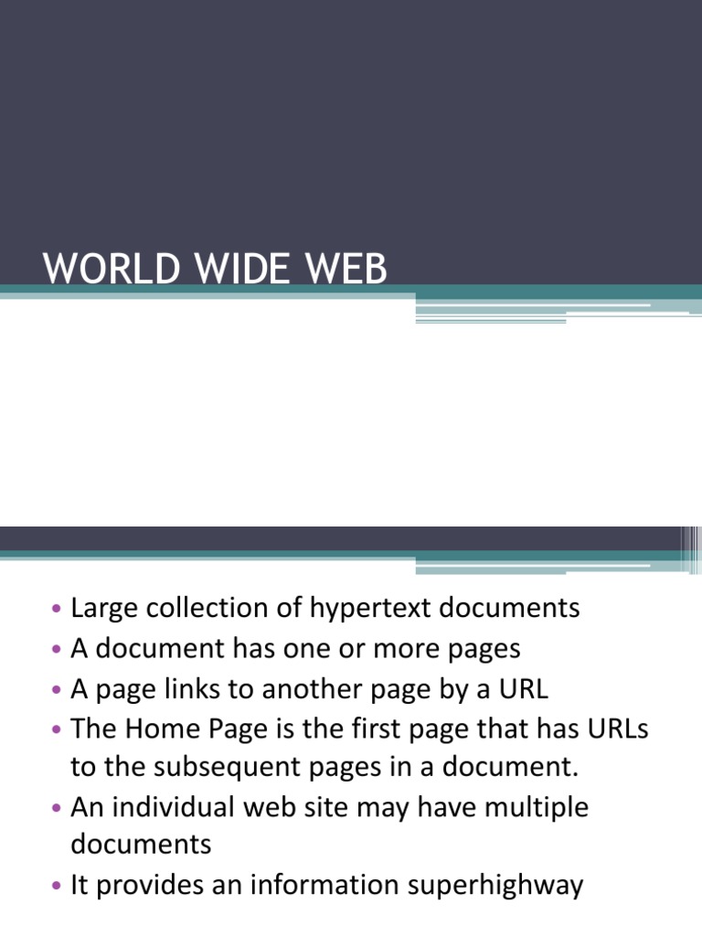 World Wide Web | PDF | File Transfer Protocol | Web Server