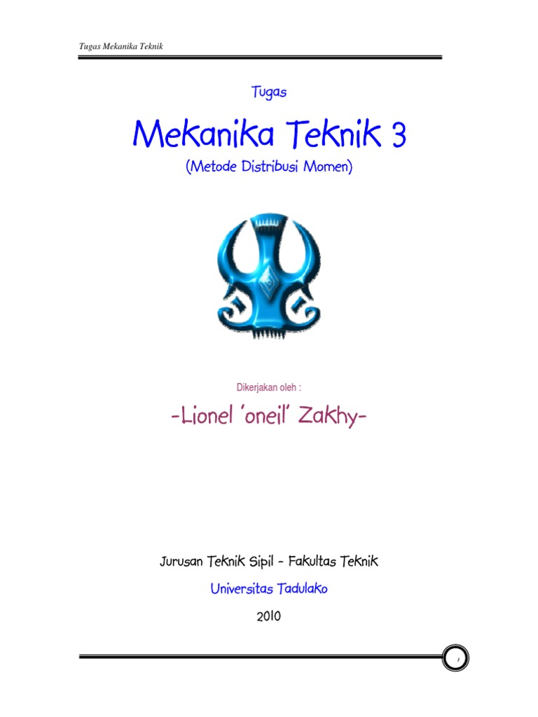 Mektek 3 Metode Distribusi Momen | PDF