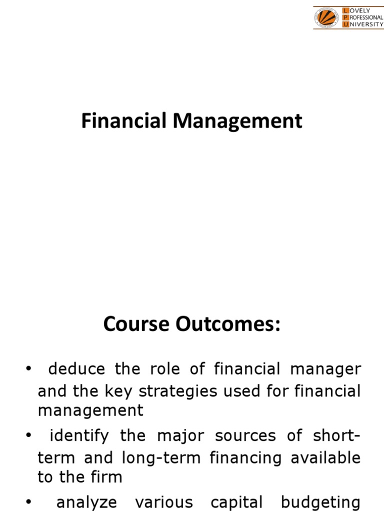 Financial Management | PDF