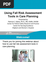 Fall Risk Assessment Form | PDF | Dementia | Medical Specialties