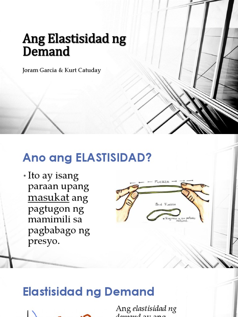 Kabanata 8 Aralin 1 Ang Elastisidad NG Demand | PDF