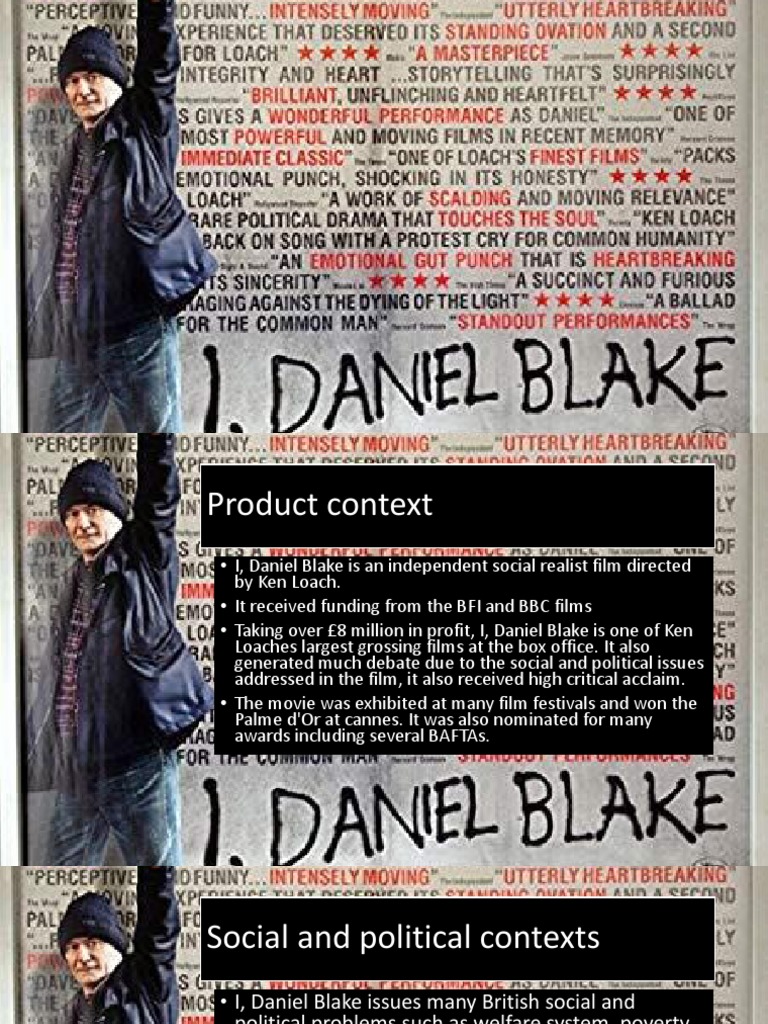 I, Daniel Blake: A Social Realist Film | PDF | Food Bank | Economies