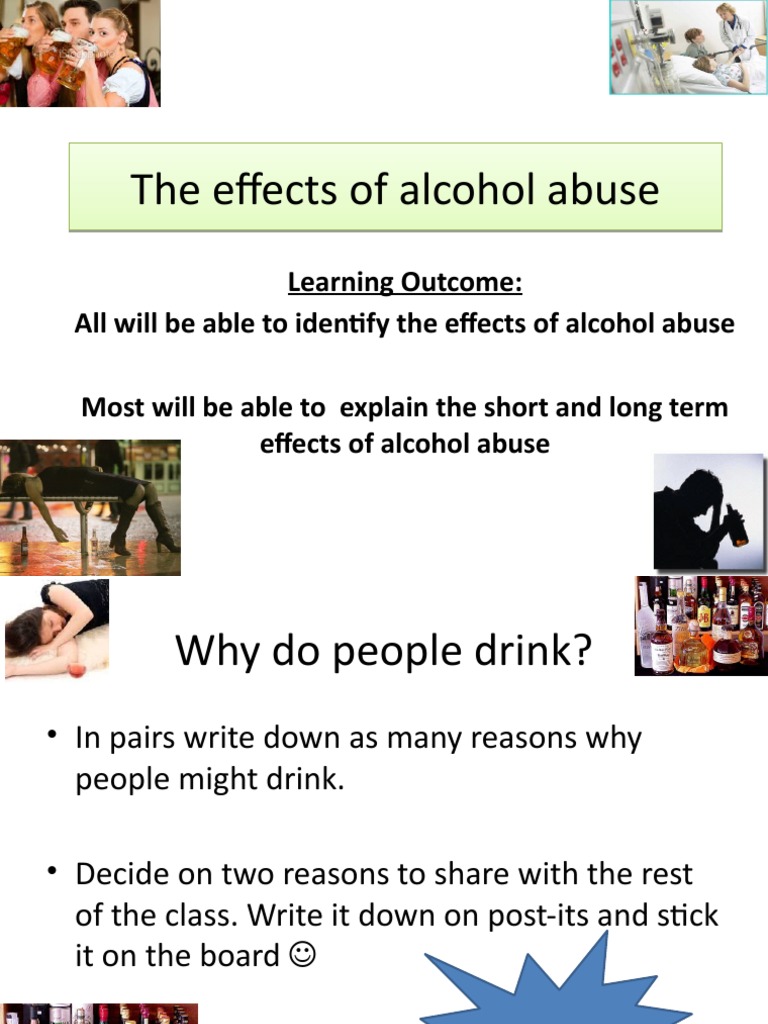 The Effects of Alcohol Abuse | PDF | Alcohol Abuse | Alcoholism
