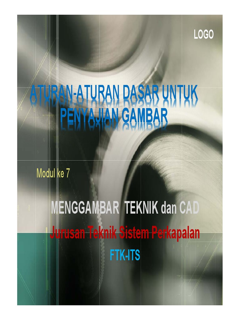 Bab 07 Aturan Dasar Penyajian Gambar | PDF