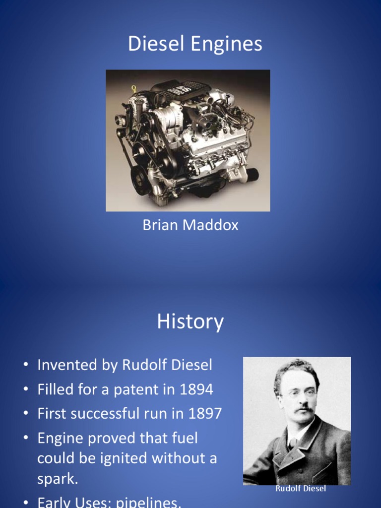 Diesel Engines: History and Advances | PDF