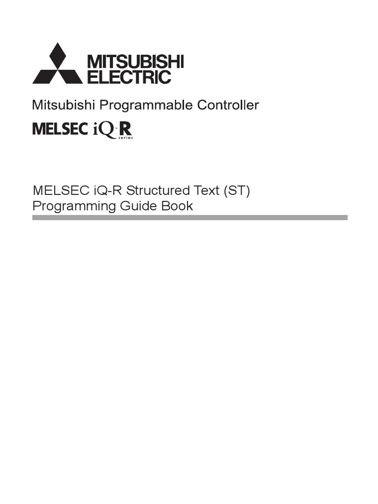 MELSEC iQ-R ST Programming Guide | PDF | Subroutine | Programming Language