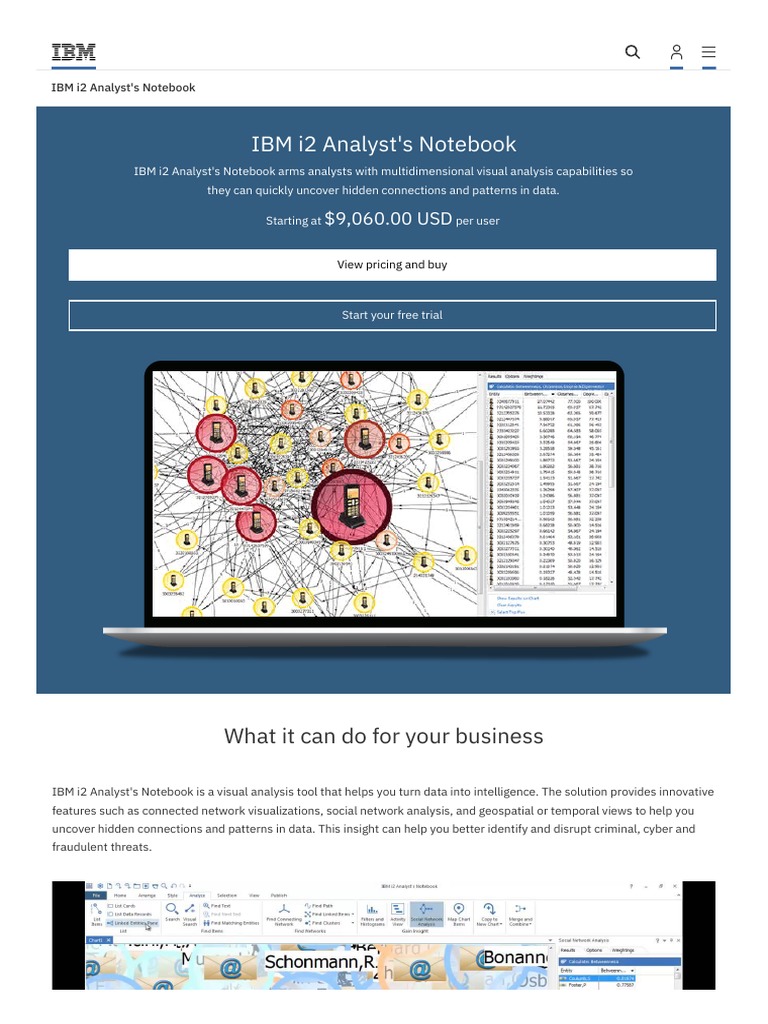 IBM I2 Analyst's Notebook: What It Can Do For Your Business | PDF ...