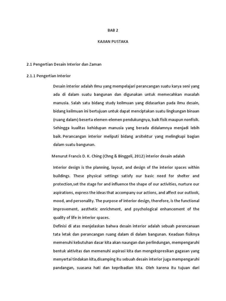 Bab 2 Kajian Pustaka | PDF