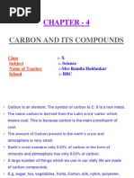Class 10 PPT Science Chapter - 4 - Carbon and Its Compounds | PDF ...