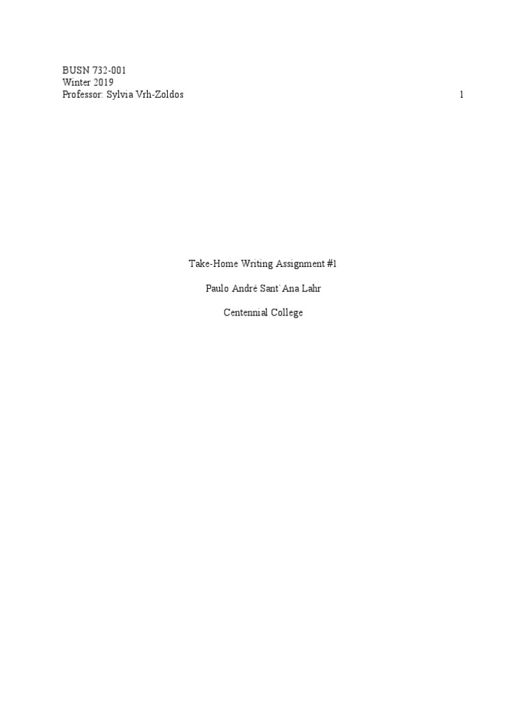 APA Writing Assignment 1 | PDF | Retail | Communication