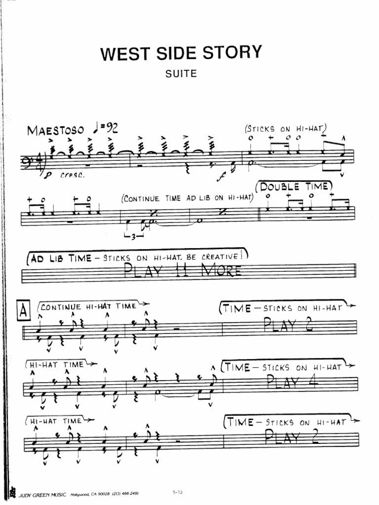 West Side Story Suite - Full Big Band (1) (Trascinato) | PDF